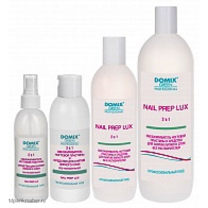 Средство 2 в 1 для снятия липкого слоя и обезжиривания ногтей Domix Nail Prep Lux купить